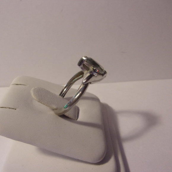 Avon | Jewelry | Vintage Avon Light Blue Silver Tone Ring Sz 7 | Poshmark